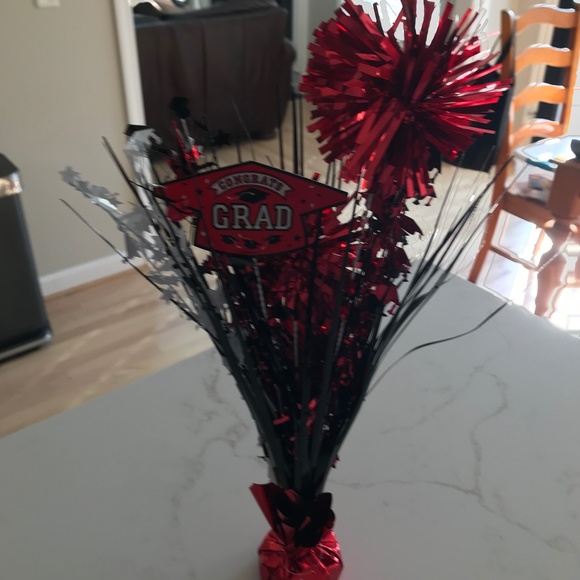 Party Supplies | Congratulations Graduate Table Centerpiece Red Black ...